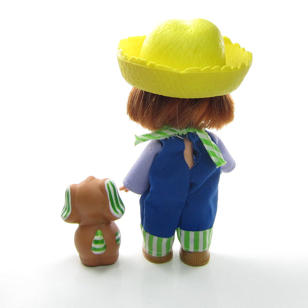 Huckleberry Pie Doll with Pupcake Dog Pet | Brown Eyed Rose