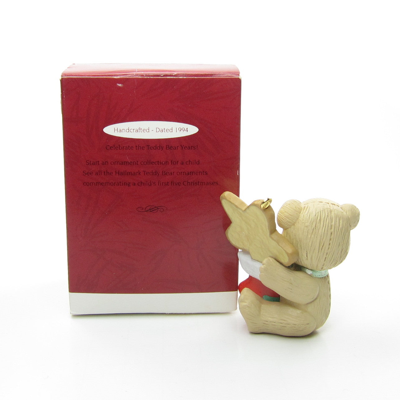 Baby's First Christmas 1994 Hallmark Teddy Bear Christmas Ornament ...