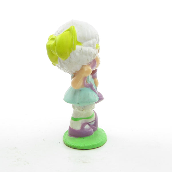 Angel Cake Chatting on the Phone Miniature Figurine | Brown Eyed Rose
