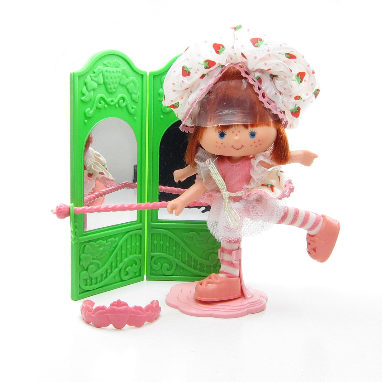 Dancin' Strawberry Shortcake Doll Vintage Ballerina Dancer with Box an ...