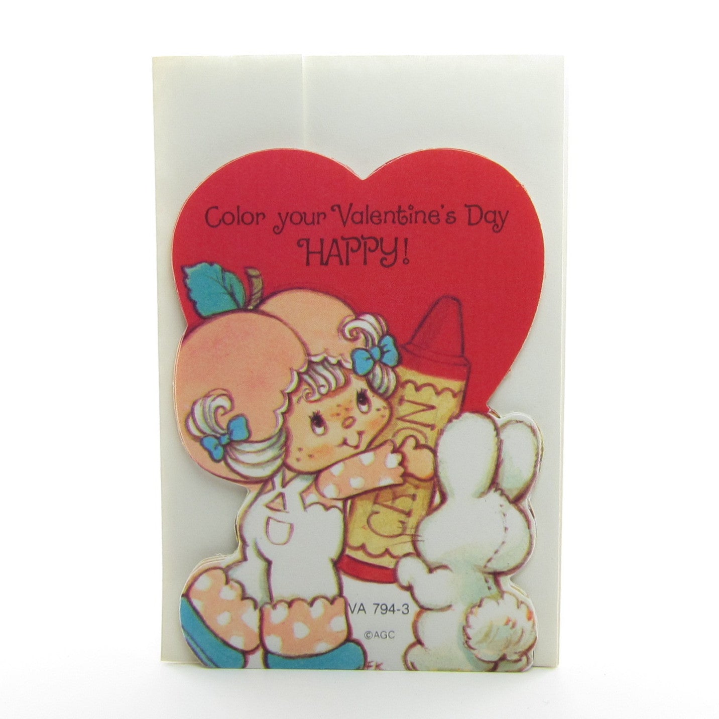 strawberry shortcake valentine coloring pages