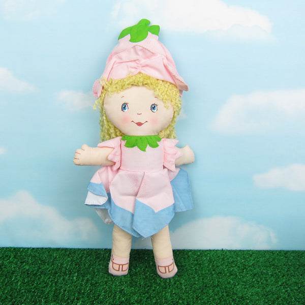 Little Blossom Rag Doll Vintage 1986 Avon Cloth Toy | Brown Eyed Rose