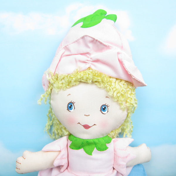 Little Blossom Rag Doll Vintage 1986 Avon Cloth Toy | Brown Eyed Rose