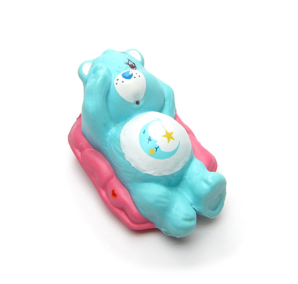 Bedtime Bear Sleeping on a Fluffy Pillow Care Bears Miniature Figurine ...