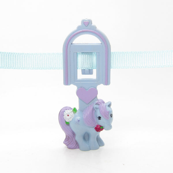 Blue Belle My Little Pony 1984 McDonald's Bookmark | Brown Eyed Rose