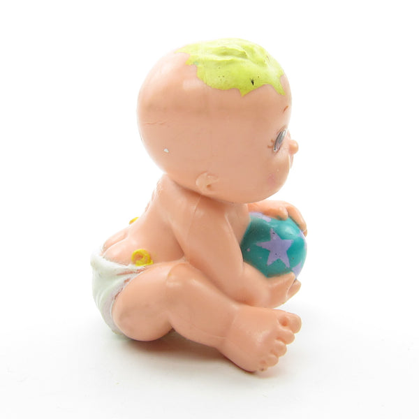Baby with Ball Magic Diaper Babies 1992 Figurine #8 | Brown Eyed Rose