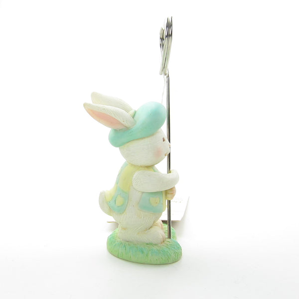 Bunny Rabbit Photo Holder Hallmark Keepsake Figurine | Brown Eyed Rose