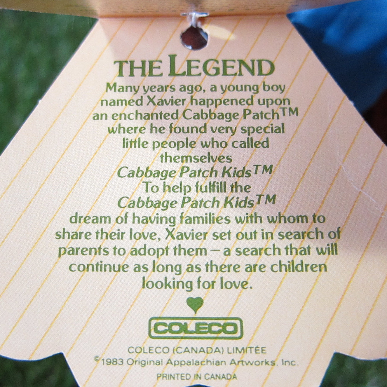 Cabbage Patch Kids Doll - Boy, Golden Brown Hair, Brown Eyes, Tooth ...