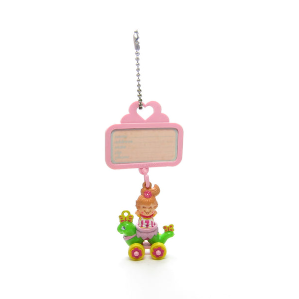 Bouncing Bet & Half An Inchworm Charmkins Name Tag Keychain | Brown ...