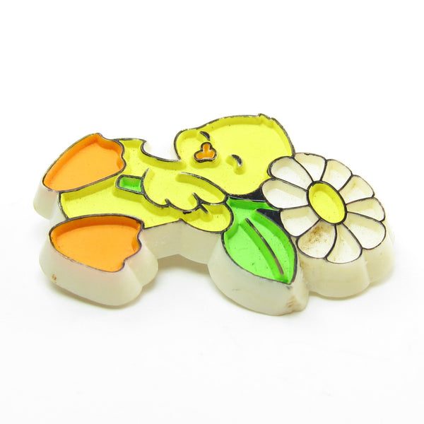 Duck with Flower Pin Vintage Hallmark Easter Lapel | Brown Eyed Rose