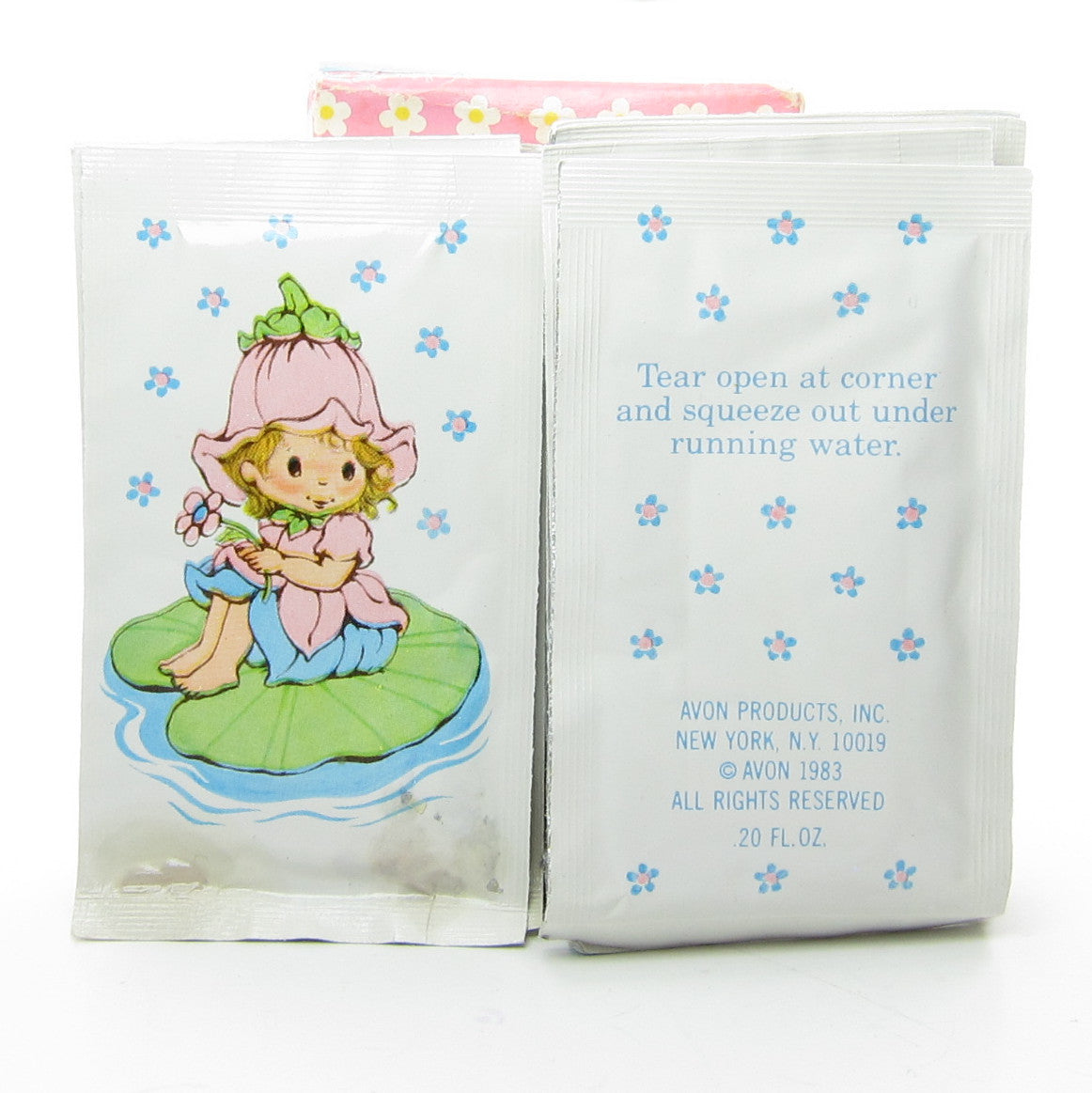 Avon Little Blossom Vintage 1983 Bubble Bath Packets | Brown Eyed Rose