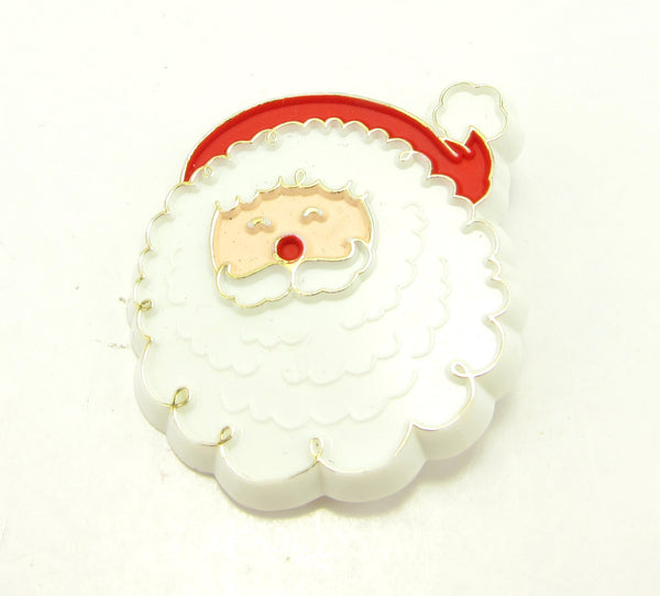 Santa Claus Pin Hallmark Vintage Christmas Lapel | Brown Eyed Rose