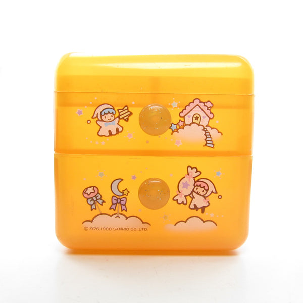 Pink Glitter Little Twin Stars 1988 Trinket Box with Drawers | Brown ...