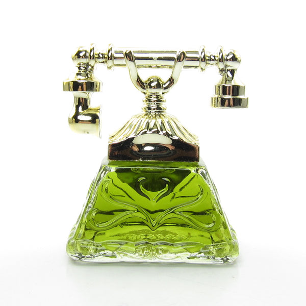 Avon La Belle Telephone Vintage Glass Rotary Phone Sonnet Perfume Bott ...