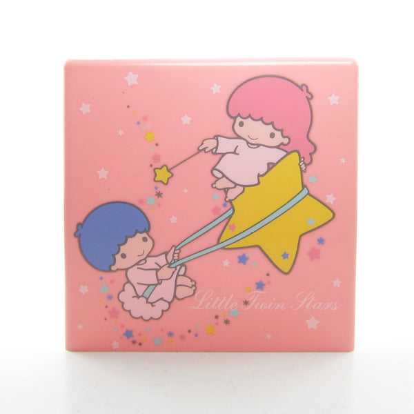 Little Twin Stars 1985 Drawer Trinket Box - "Ride a magic star but don ...
