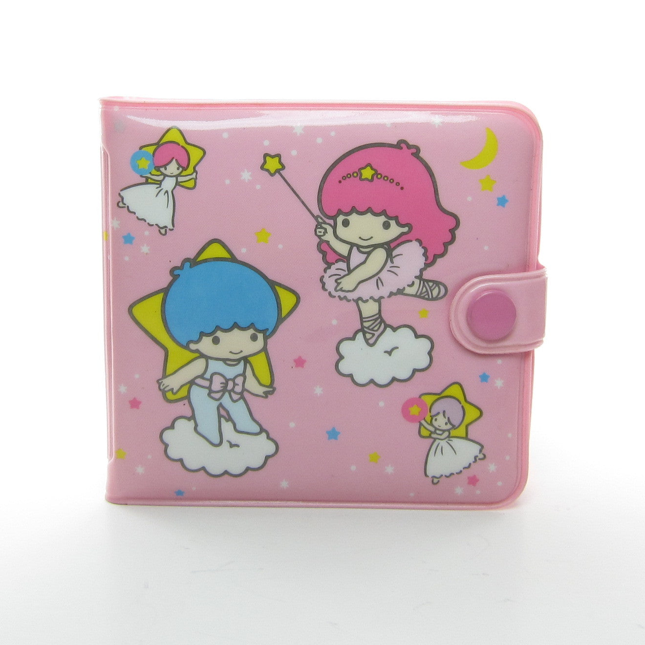 Little Twin Stars Wallet & Coin Purse 1987 Pink Vinyl | Brown Eyed Rose