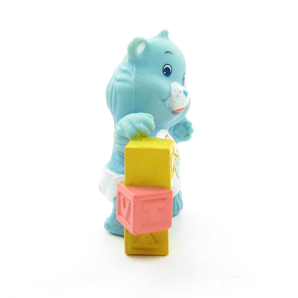 Baby Tugs Bear Stacking Blocks Care Bears Miniature Figurine | Brown ...