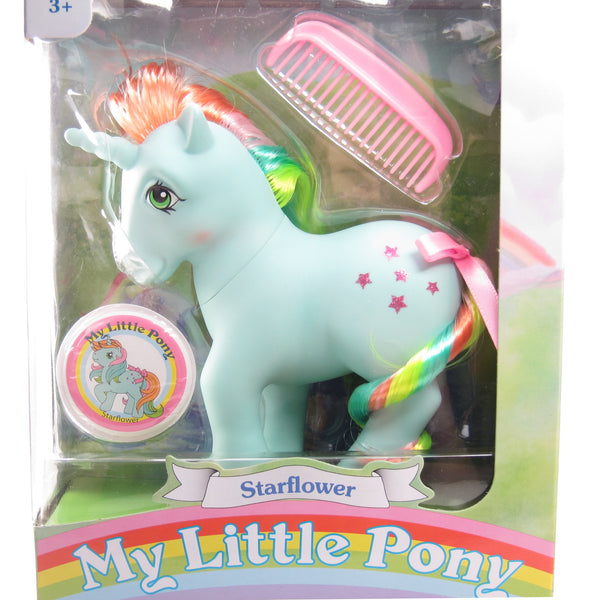 Starflower My Little Pony Rainbow Ponies 2018 Classic Toy | Brown Eyed Rose