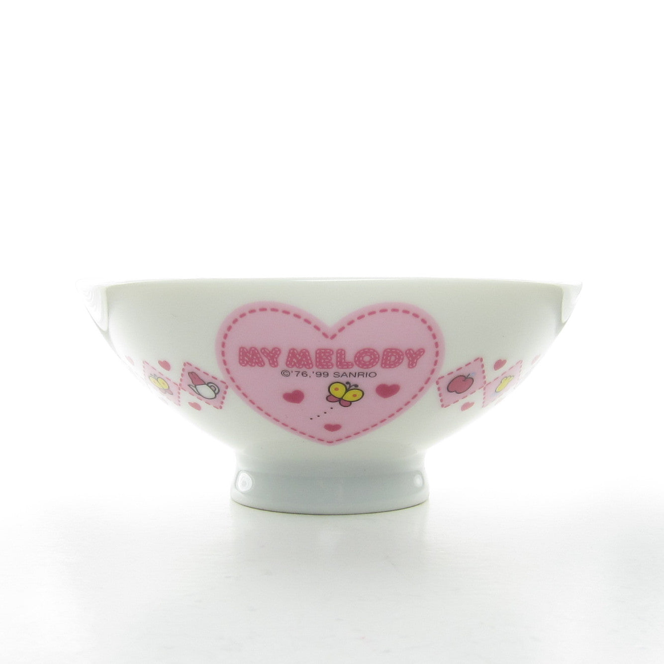 My Melody Rice Bowl Vintage Sanrio 1999 Round Ceramic Dish | Brown Eyed ...