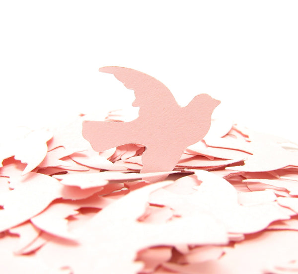Dove Confetti Bird Die Cut Paper Shape Embellishments | Brown Eyed Rose