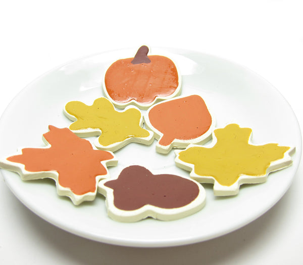 Fall Leaf Miniature Cookie Set for 18 Inch Dolls | Brown Eyed Rose