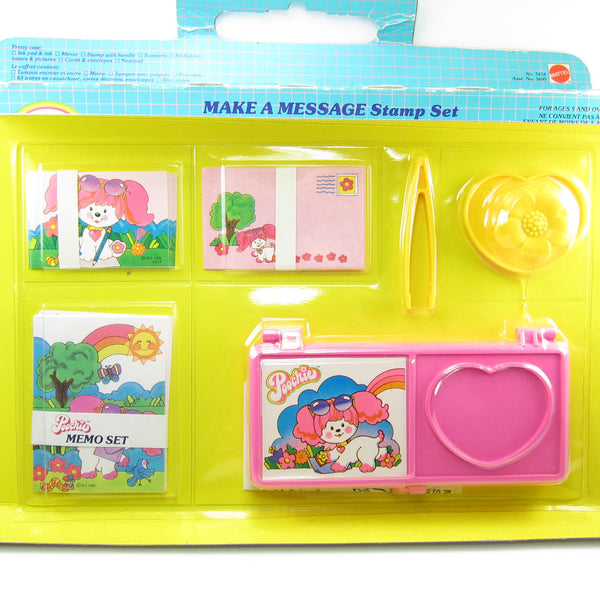 Poochie Make a Message MIB Stamp Set with Stationery | Brown Eyed Rose