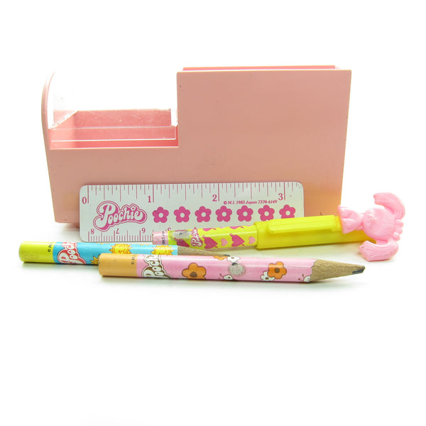 Poochie Notebox Set with Stationery, Pencils, Ruler | Brown Eyed Rose