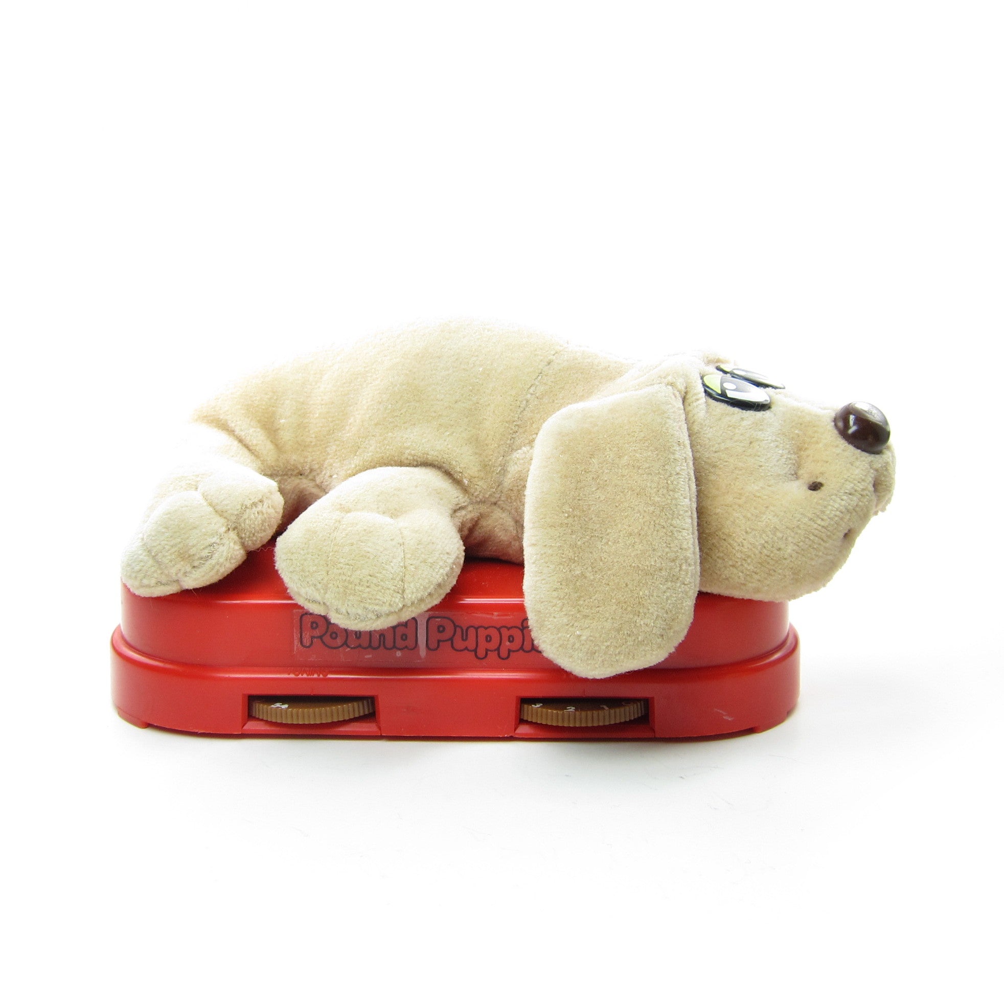 Pound Puppies Radio Vintage 1986 AM Transistor with Plush Toy | Brown ...