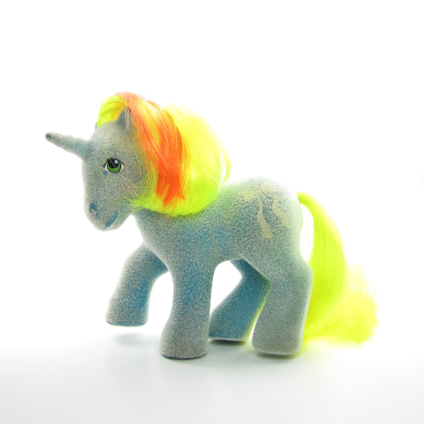 So Soft Ribbon My Little Pony Vintage G1 Unicorn | Brown Eyed Rose