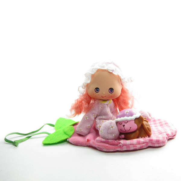 Raspberry Tart Sweet Sleeper Doll with Rhubarb Monkey Pet | Brown Eyed Rose