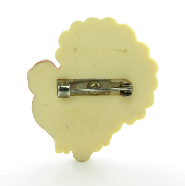 Turkey Pin Hallmark Vintage Thanksgiving Lapel | Brown Eyed Rose