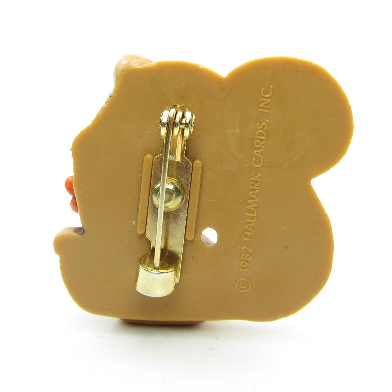 Squirrel Pin Vintage Hallmark Lapel with Leaves & Berries | Brown Eyed Rose