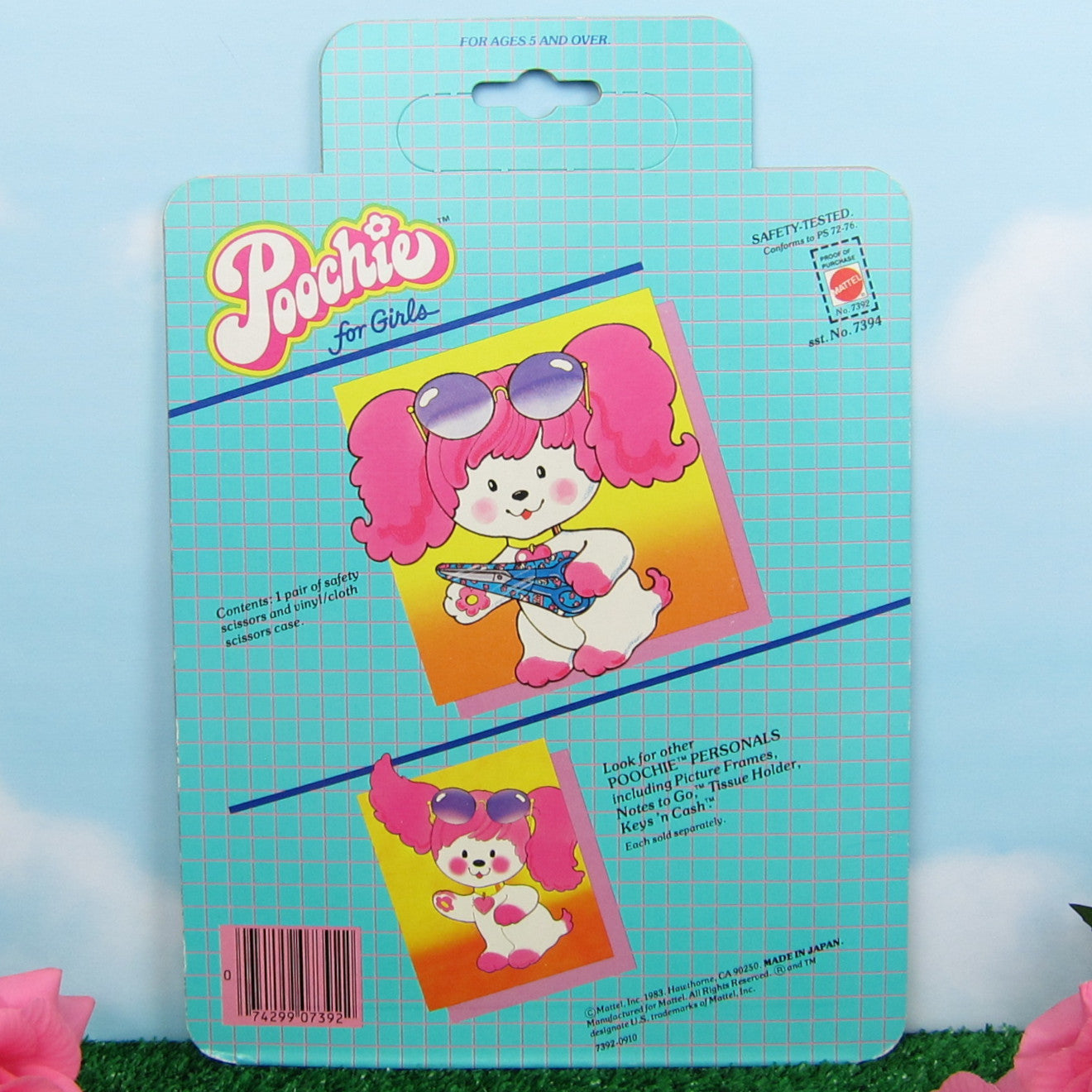 Poochie Little Snippers Safety Scissors with Cover or Case MOC | Brown ...