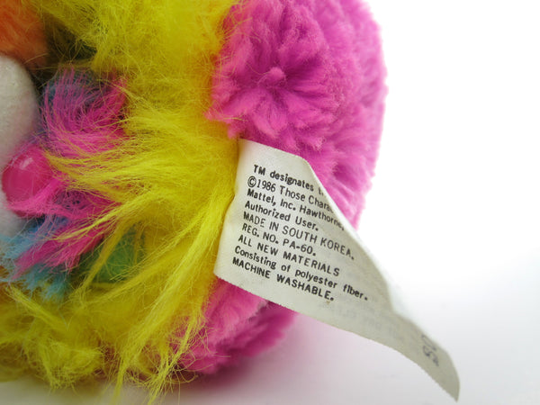 Popples Yellow Puffling Popple Plush Stuffed Animal Toy | Brown Eyed Rose