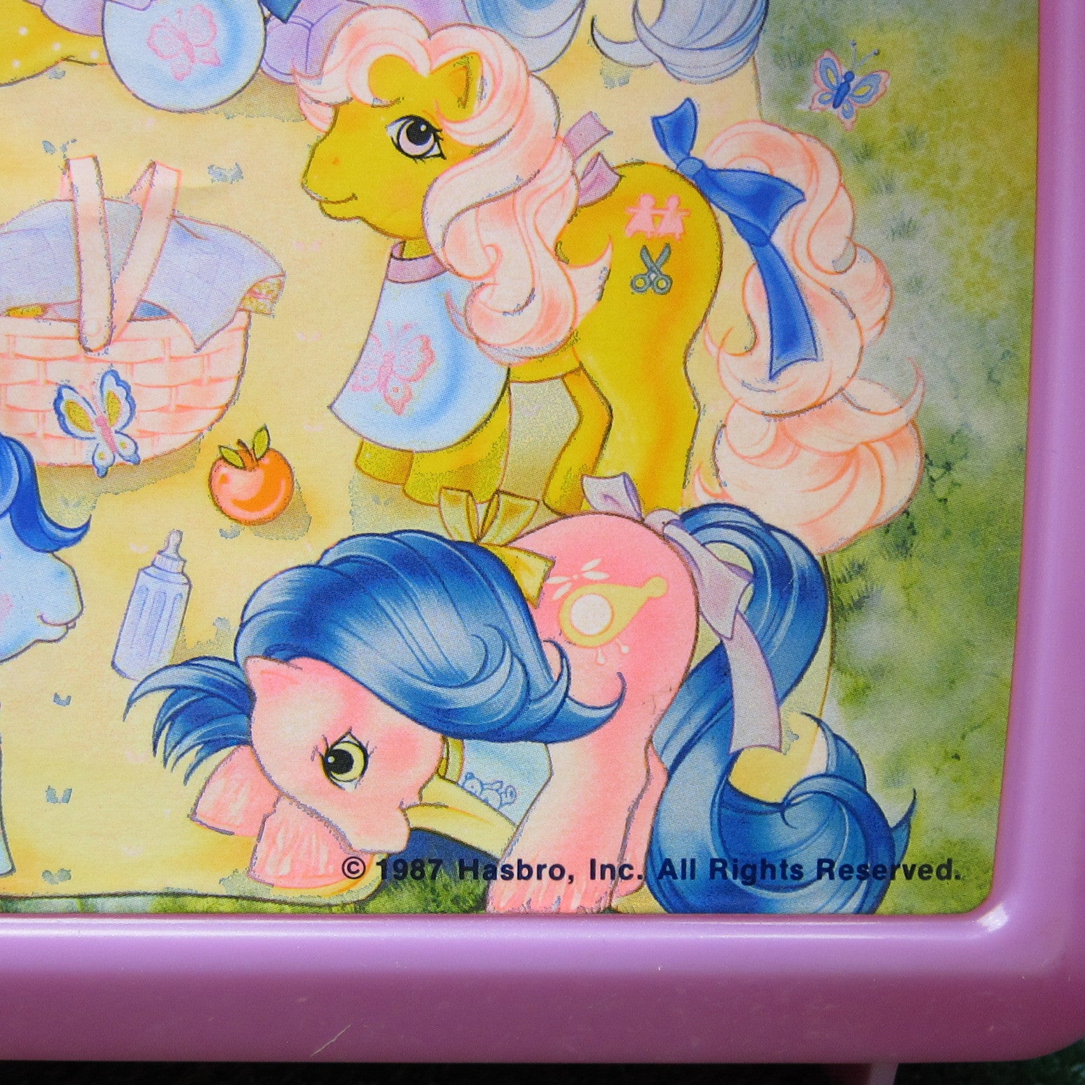 My Little Pony Lunch Box with Thermos Vintage 1987 Peek-A-Boo Baby Pon ...