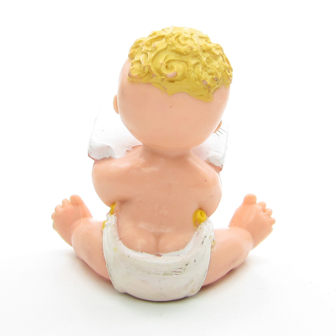 Baby Reading Book Magic Diaper Babies 1991 Figurine #14 | Brown Eyed Rose