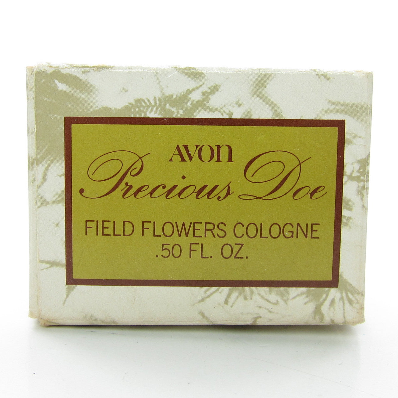 Avon Precious Doe Frosted Field Flowers Cologne Bottle with Box | Brown ...