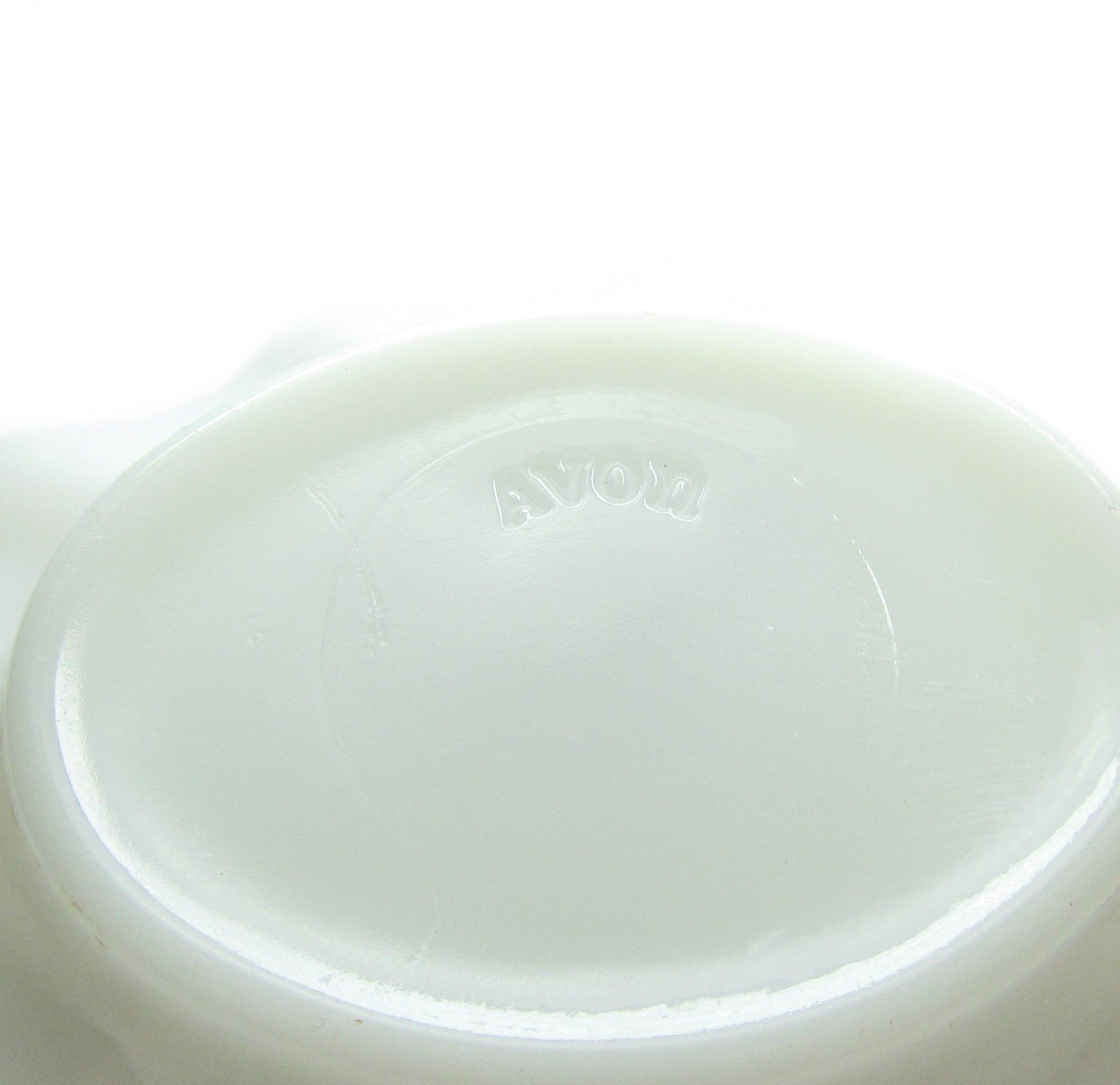 Avon Cherub Soap Dish Vintage White Milk Glass Trinket Dish from Heave ...