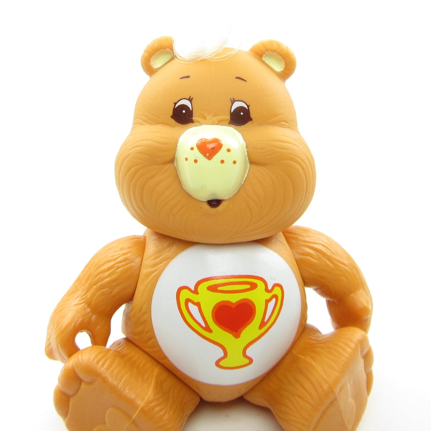 Champ Bear Vintage Care Bears Poseable 3-Inch Figure with Good Sport T ...