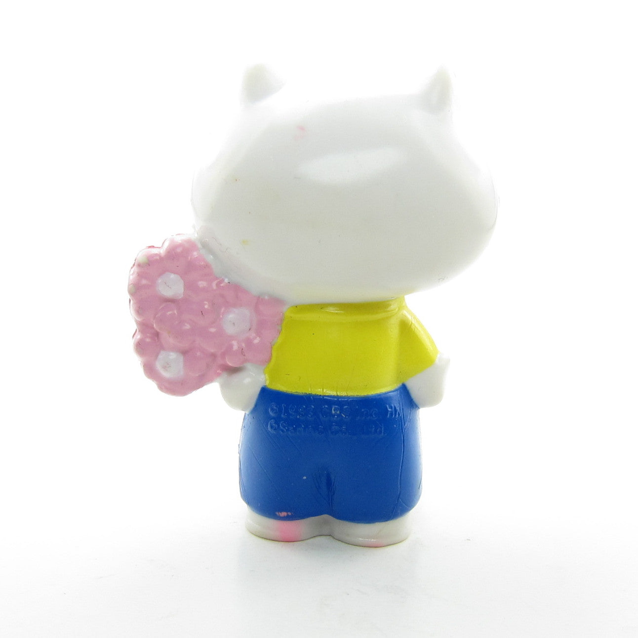 Hello Kitty's Papa George White Vintage 1983 Hello Kitty Miniature Fig ...