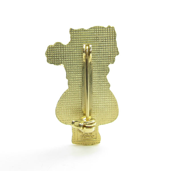 Herself the Elf Pin Gold with Herself Sitting on Mushroom | Brown Eyed Rose