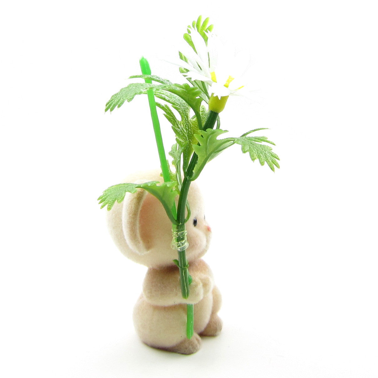 Mouse Figurine Vintage 1982 Hallmark Merry Miniatures | Brown Eyed Rose