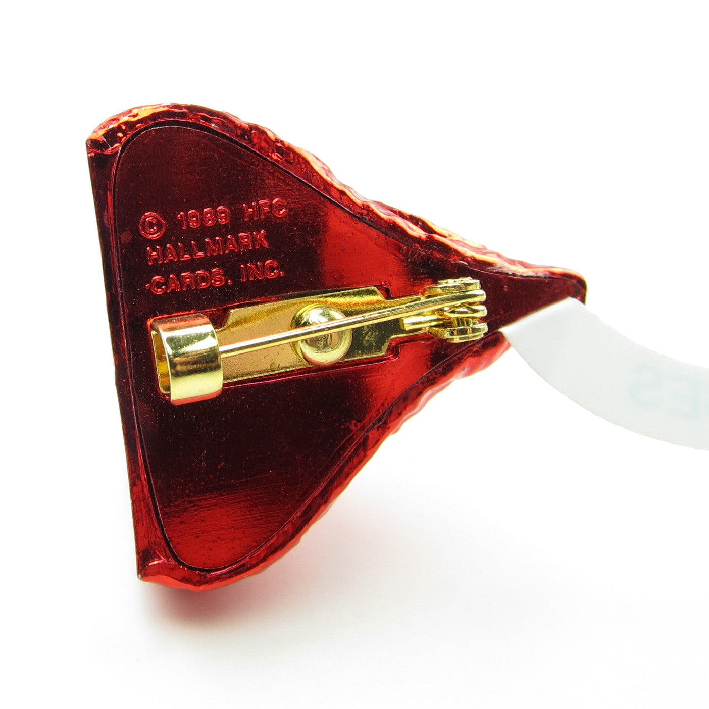 Hershey's Kiss Hallmark Vintage 1989 Valentine's Day Lapel Pin | Brown ...