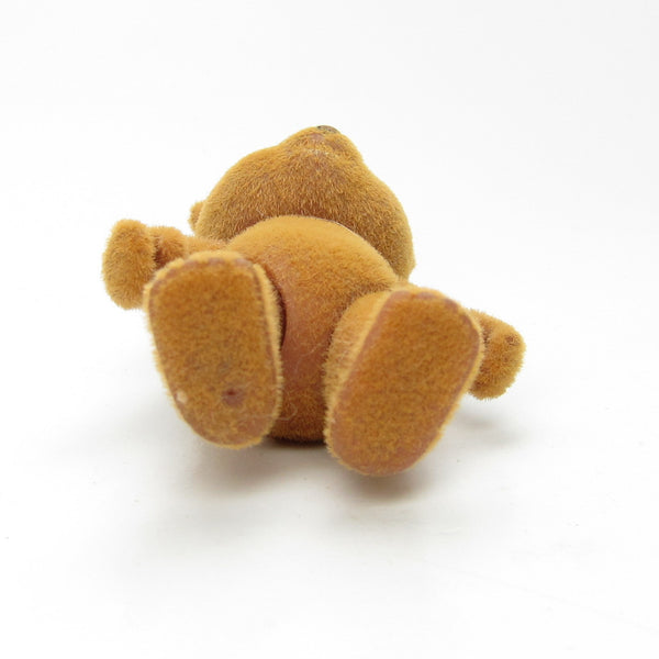 Maple Town Bear Family Child Flocked Animal Figure | Brown Eyed Rose