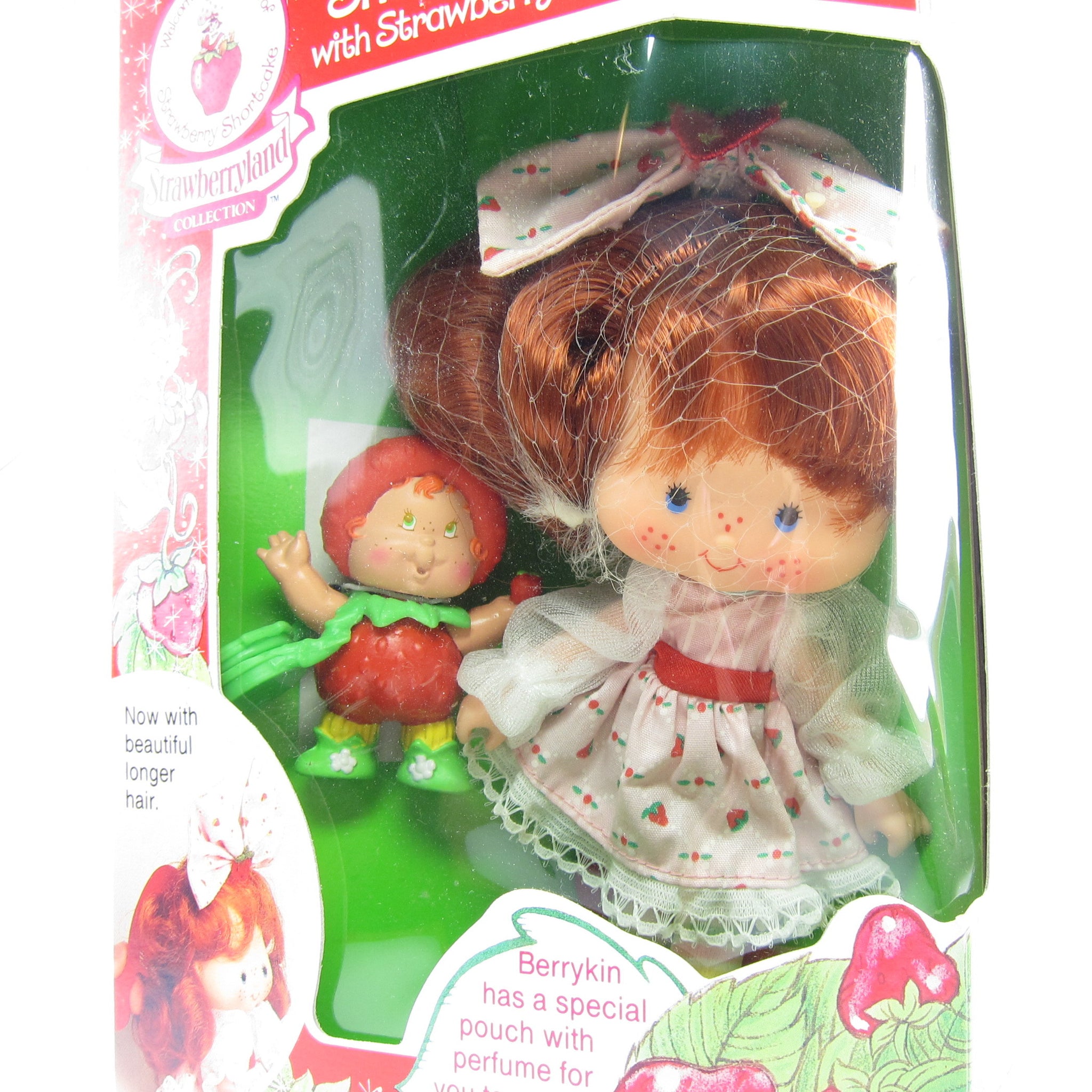 Strawberry Shortcake Berrykin Doll NRFB with Strawberrykin Critter ...