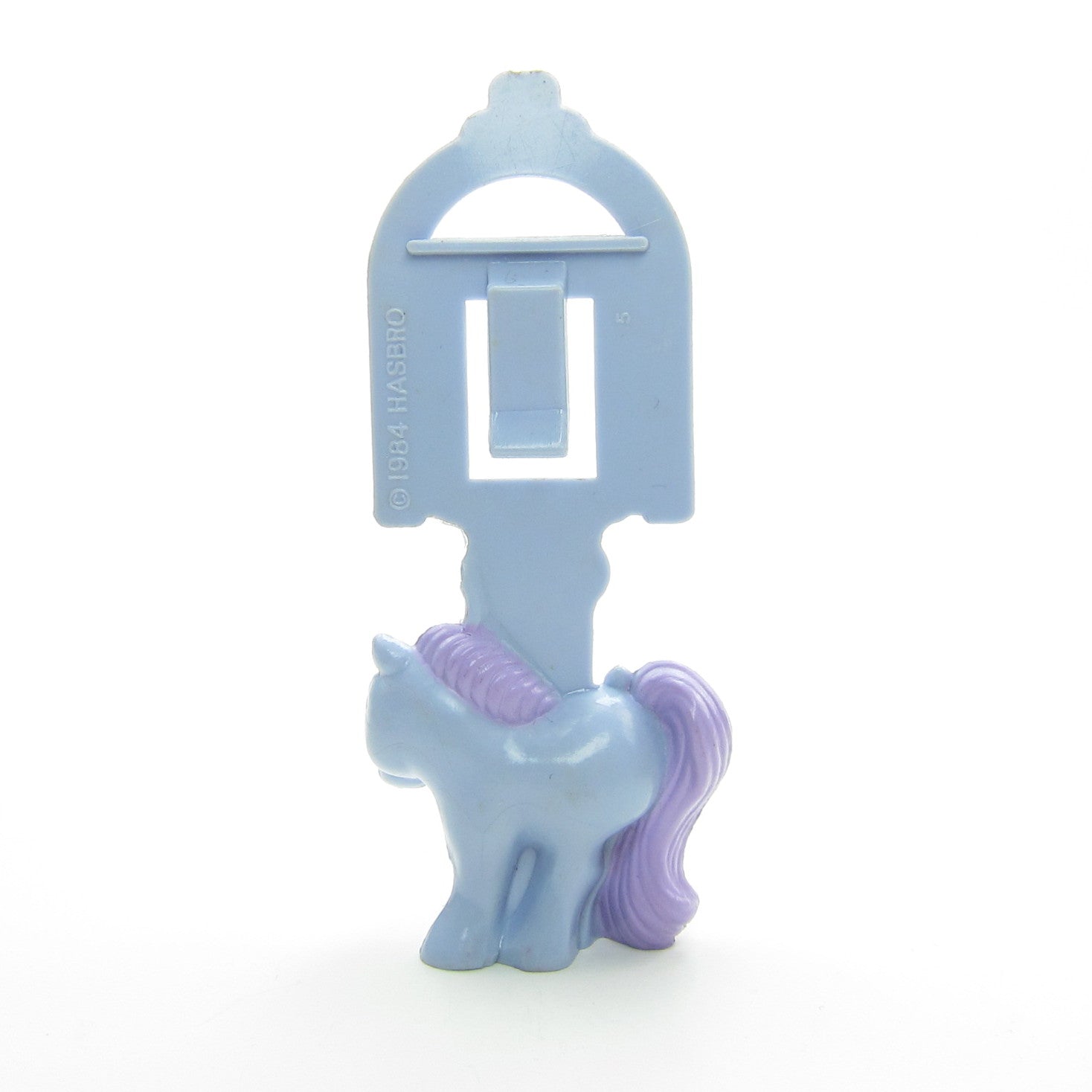 Blue Belle My Little Pony 1984 McDonald's Bookmark | Brown Eyed Rose