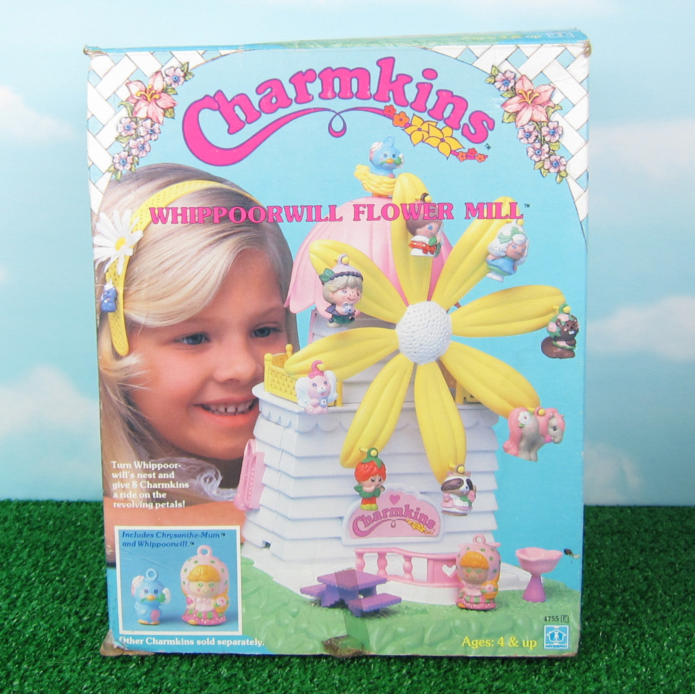 Charmkins Flower Mill Play Set Windmill with Whippoorwill, Chrysanthem ...