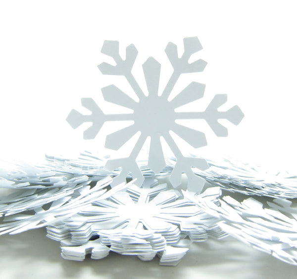 Large Paper Snowflake Die Cut Shapes for Scrapbooking, Card Making ...